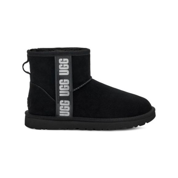 UGG | Shoes | Copy Ugg Black Classic Mini Side Logo Ii Boot Women Size ...